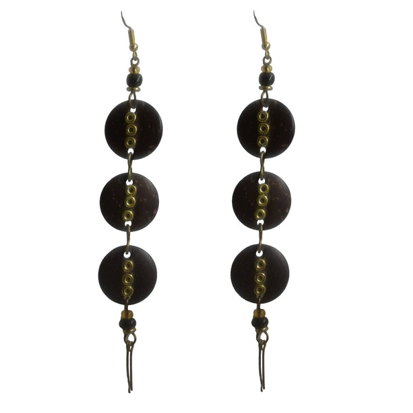 Discover Extra Long Brown Earrings - Elevate Your Style with Uniqueness