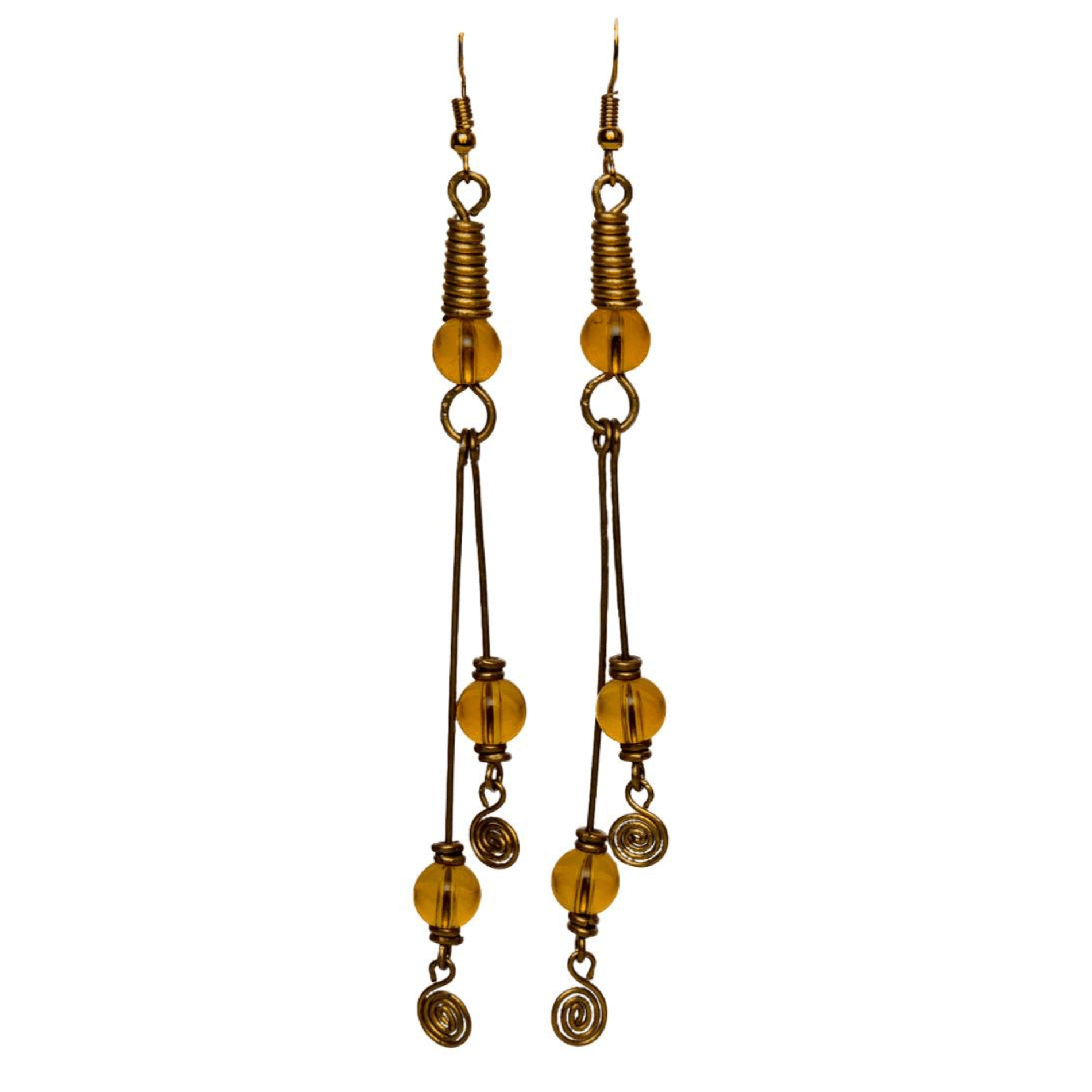 Double Ball Drop Earrings: Add Elegance to Your Look | Shop Now