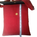 Red crossbody bag with adjustable straps - My African Gold