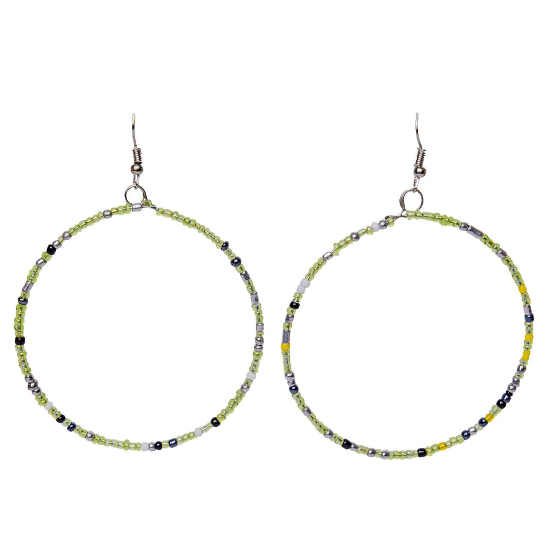 Enhance Your Style With Large Hoop Earrings Beaded Statement Jewelry